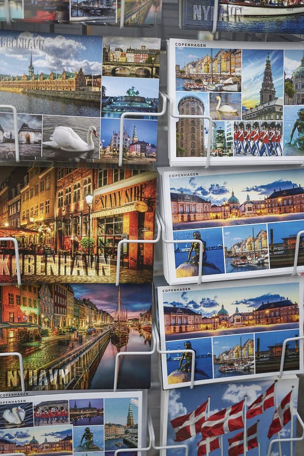 View of Copenhagen Postcards Editorial Image - Image of card, sold ...