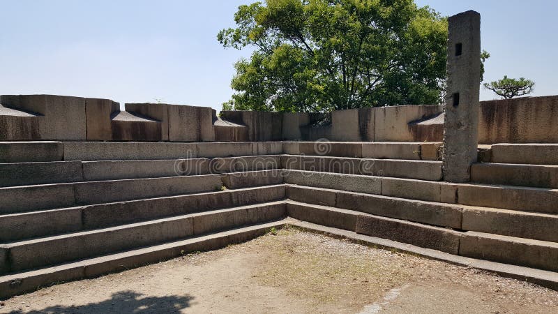 View at the Corner of a Castle Wall Stock Photo - Image of architecture ...