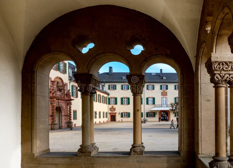 View of the Courtyard of Bad Homburg Palace Editorial Image - Image of ...