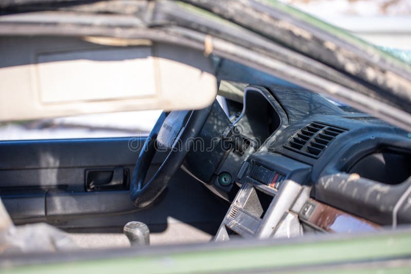 View of Crashed Range Rover Car in the Highway. Broken Car. 21.03.2022 ...