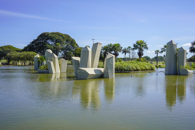 A View of Cristal Square in Brasilia, Brazil. Editorial Stock Image ...