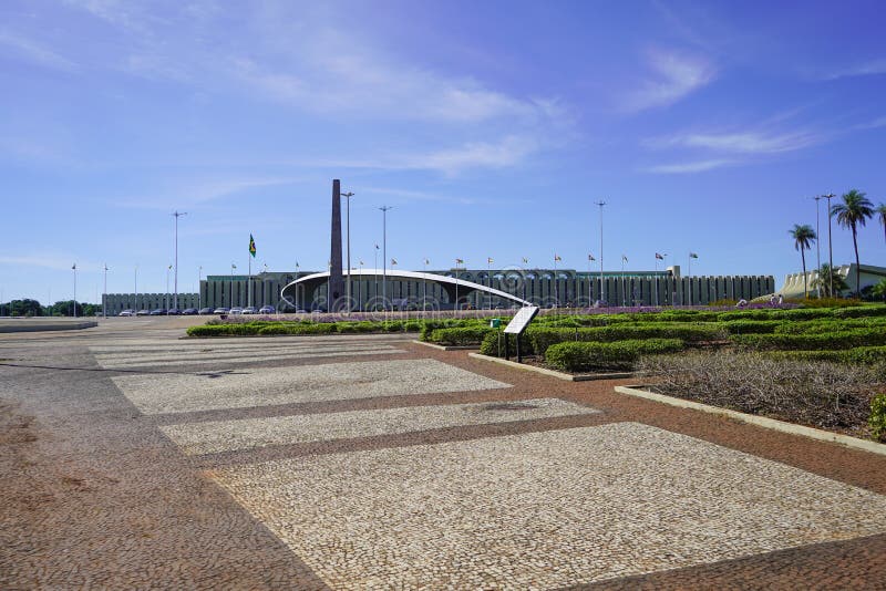 A View of Cristal Square in Brasilia, Brazil. Editorial Stock Photo ...