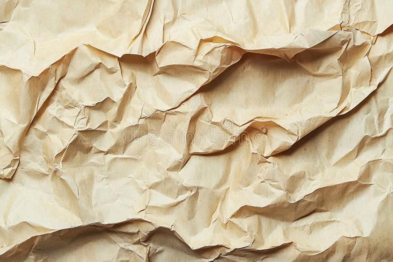 View of Crumpled Paper Texture Creates an Abstract Surface, Concept ...