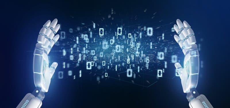 Binary cloud computing stock vector. Illustration of code - 32373288