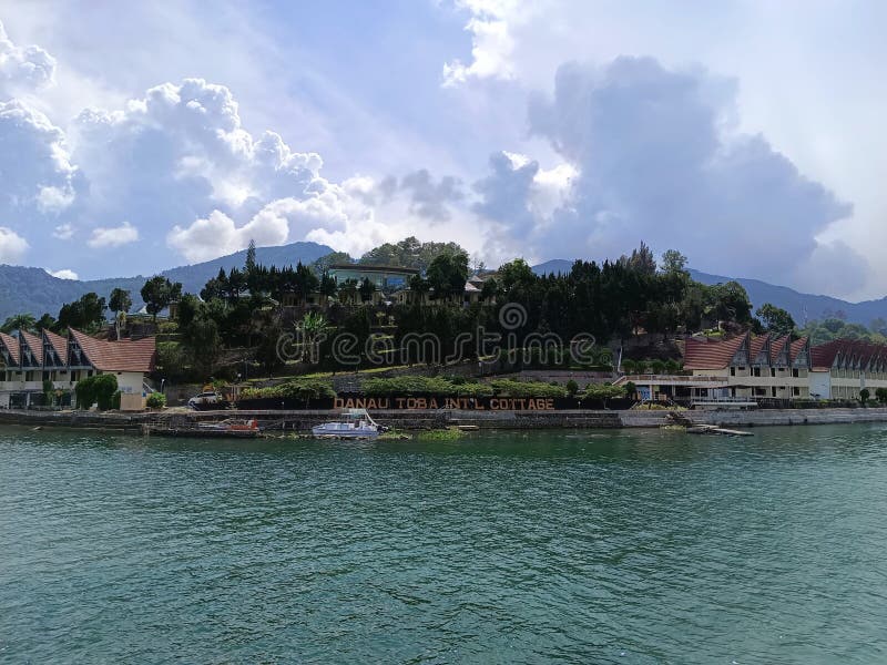 View of Danau Toba Pake, North Sumatera Editorial Stock Image - Image ...