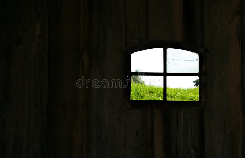 Black Room, Mysterious Window Light Stock Photo - Image of bizarre ...