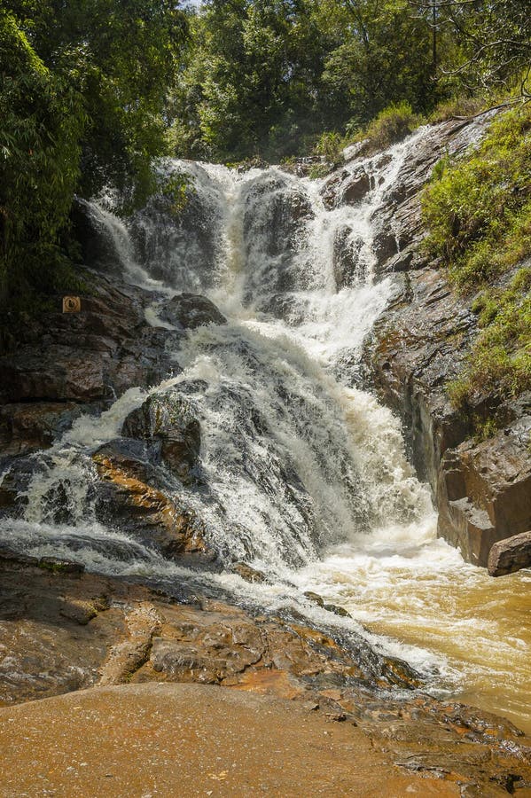 View of the Datanla Waterfall, Dalat, Vietnam Stock Photo - Image of ...