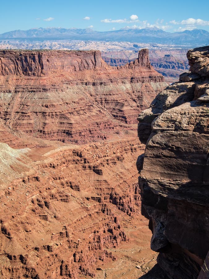 View from Dead Horse Point stock image. Image of geologic - 61051445