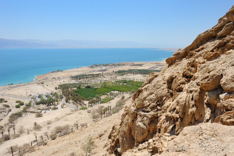 View of the Dead Sea. stock image. Image of nature, reserve - 14873743