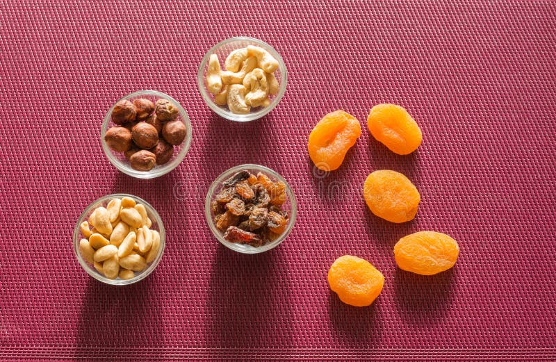 Delicacies, Different Spices Scattered Stock Image - Image of apricots ...