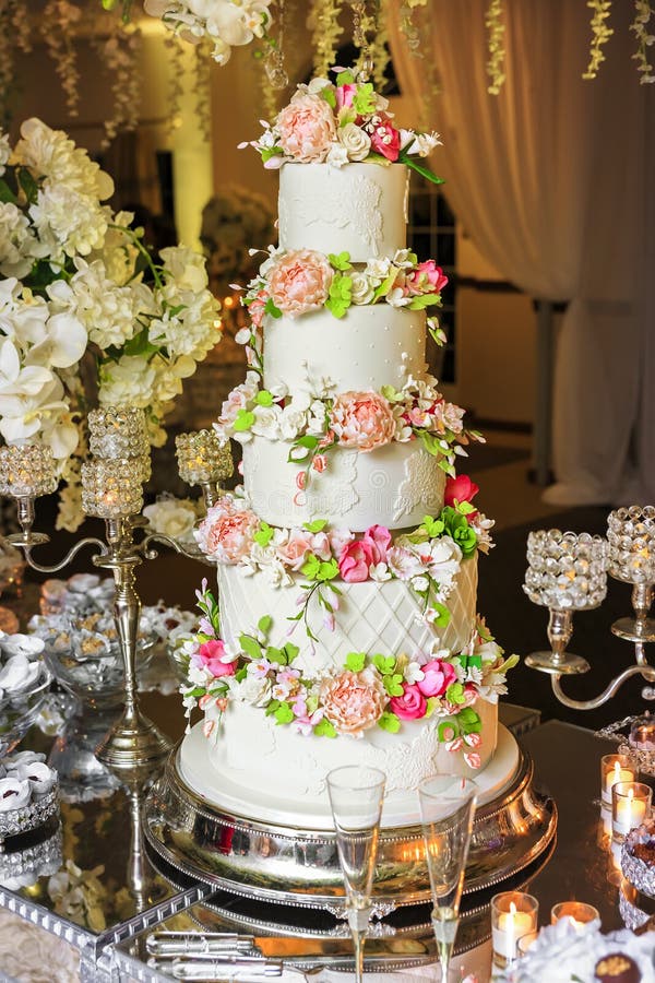 Delicious Wedding Cake stock image. Image of event, sweet - 244087695