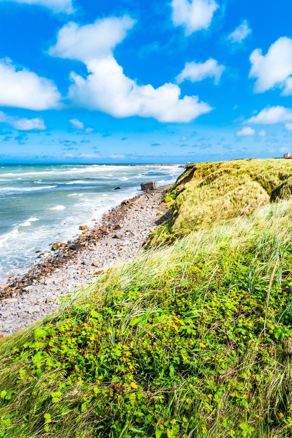 View of Denmark Seashore, at North Sea Stock Photo - Image of denmark ...