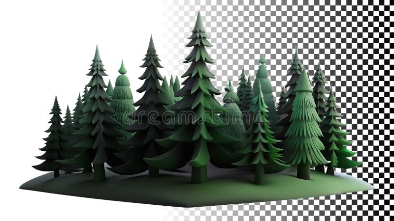 Dense Green Forest Trees Natural Environment Wilderness Landscape Png ...