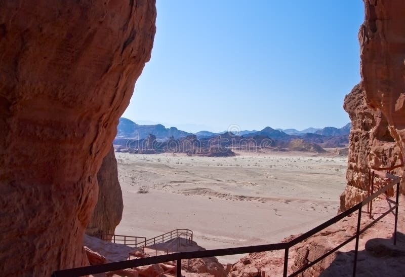 Valley of Timna Park at Sunrise, Israel Stock Photo - Image of mountain ...