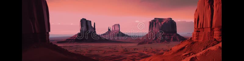 A View of the Desert from a Window in a Building. AI Generative Image ...