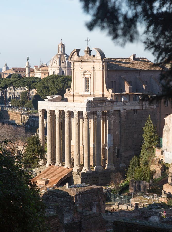 View of Details of Ancient Rome Stock Image - Image of italy ...