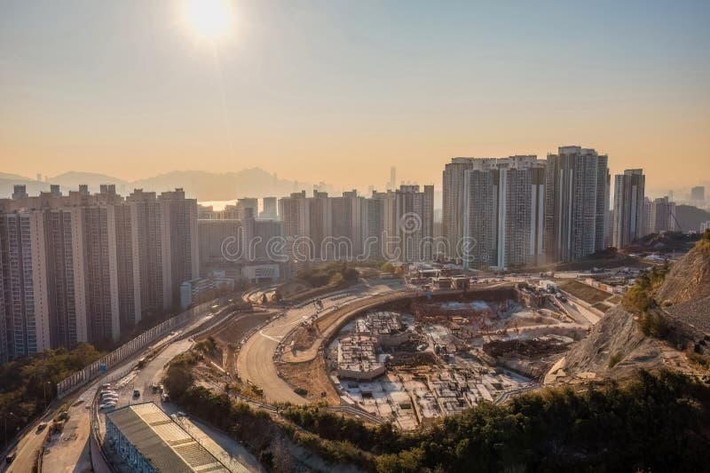 View of Development at Anderson Road, Hong Kong 18 Jan 2023 Editorial ...