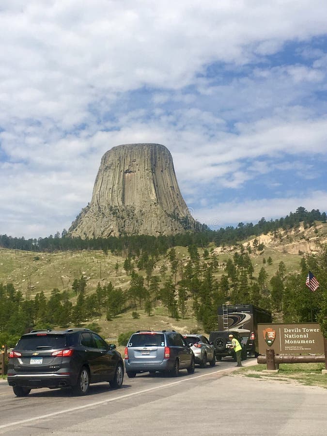 Devils Tower National Monument Editorial Photo - Image of devils, view ...