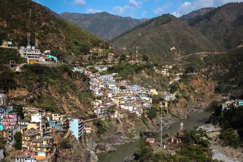 Devprayag, India stock photo. Image of holy, himalayan - 89500030