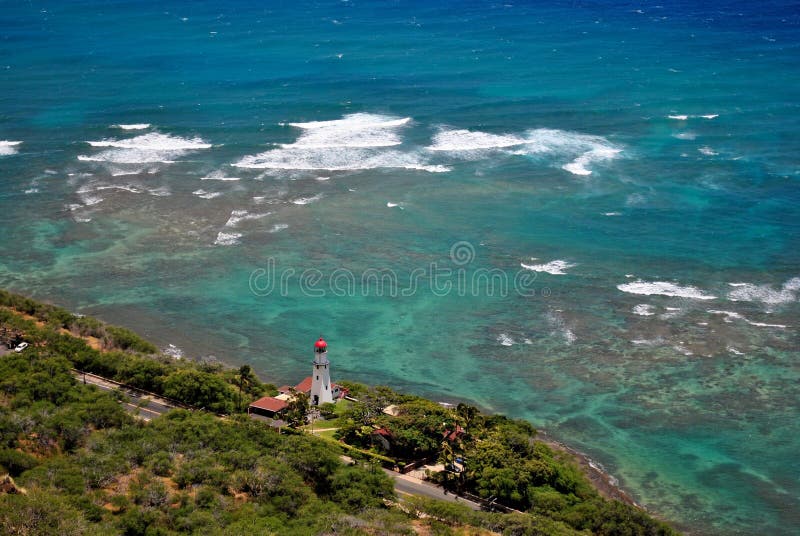 View from Diamond Head stock image. Image of shoreline - 25397665