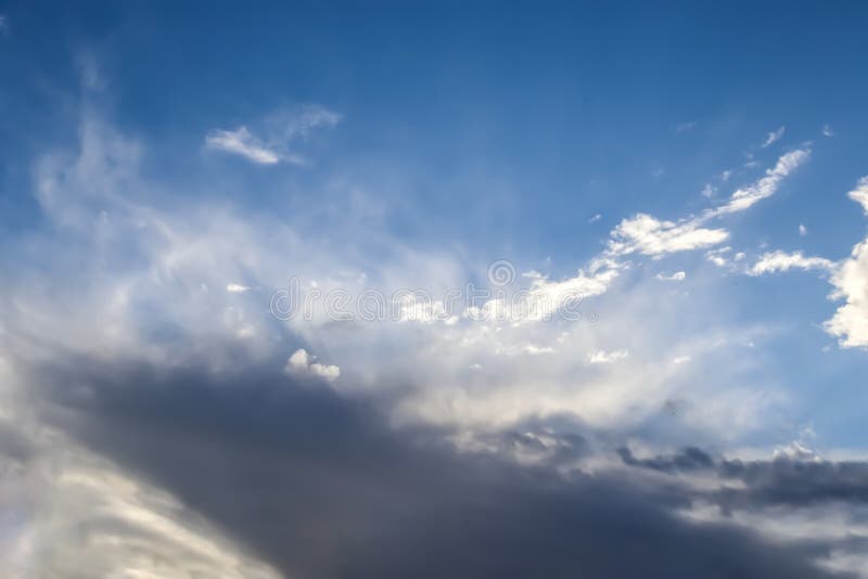 View of Different Cloud Types in the Sky Stock Photo - Image of variety ...