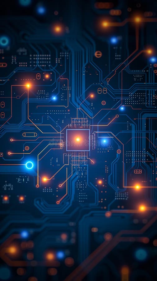 View Digital Connectivity Circuit Board Texture, Electronic Motherboard ...