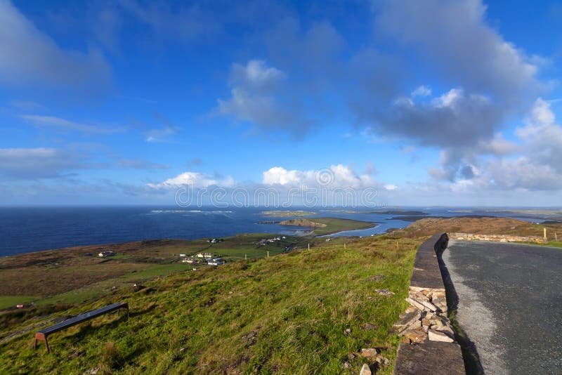 View of Dingle Peninsula - Ireland Stock Image - Image of idyllic ...