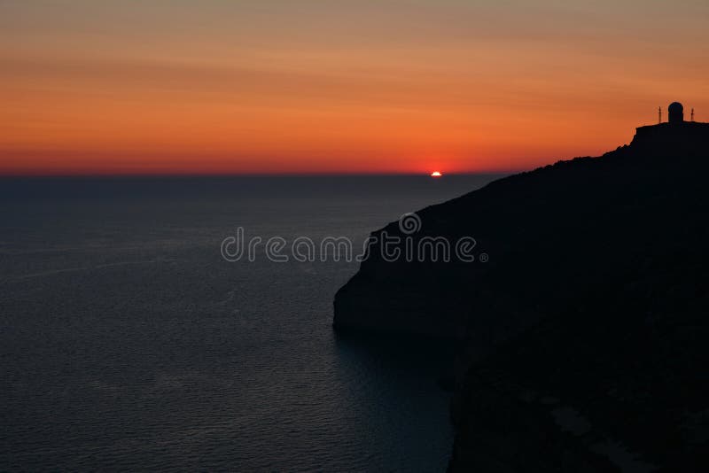 View from Dingli Cliffs on Malta Stock Photo - Image of coastal, europe ...