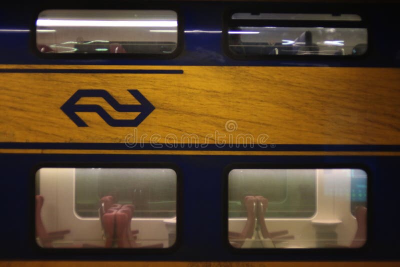 Utrecht, the Netherlands, February 15, 2019: an View of a Dirty Train ...