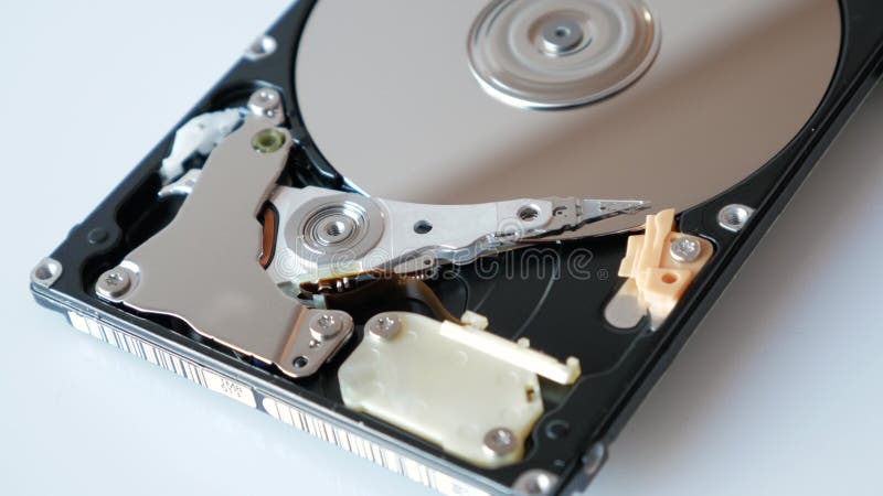 Actuator Arm of a HDD Moving Stock Video - Video of storage, computer ...