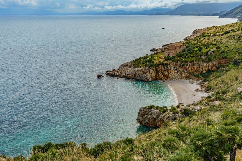 View of Distant Beaches and in the Background High Rocks with Mountains ...