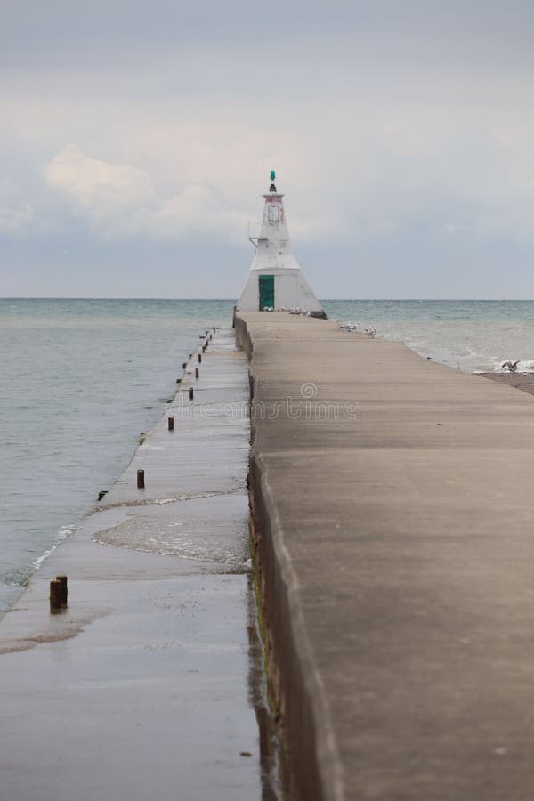 View from the Dock To the Lighthouse. Stock Photo - Image of travel ...