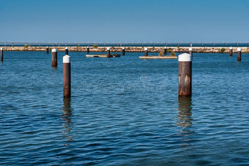 View of a dock stock photo. Image of boardwalk, ocean - 189834520