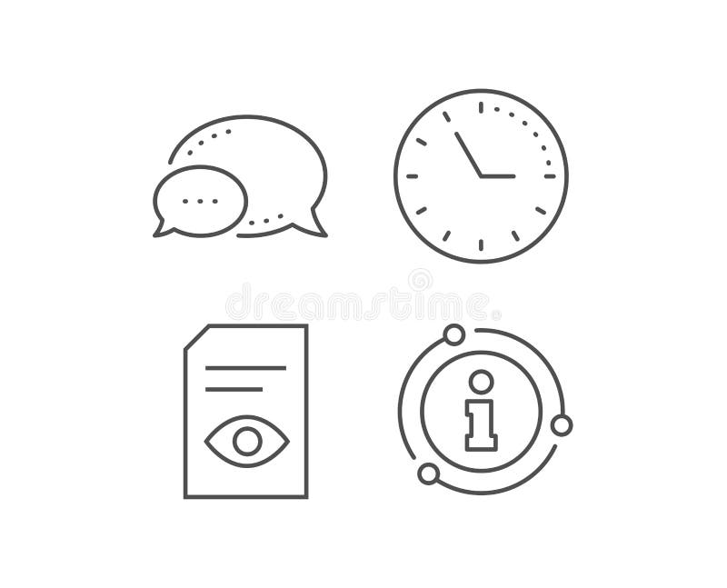 View Document Line Icon. Open File Sign. Vector Stock Vector ...