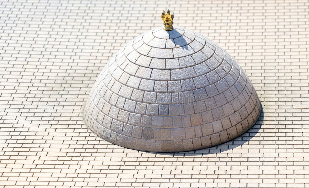 View of a Dome Figure on the Brick Flooring Stock Photo - Image of ...