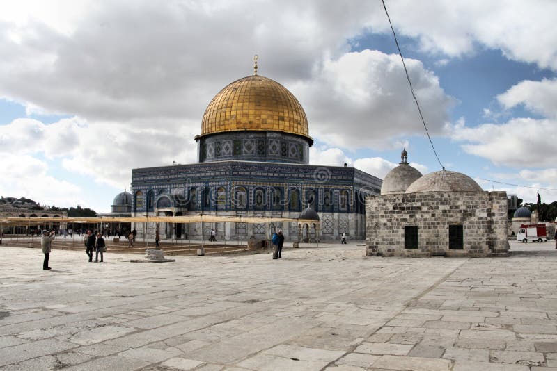 A View of the Dome of the Rock in Jerusalem Editorial Image - Image of ...