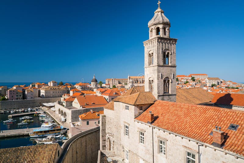 View of Dominican Monastery in Dubrovnik. Editorial Image - Image of ...