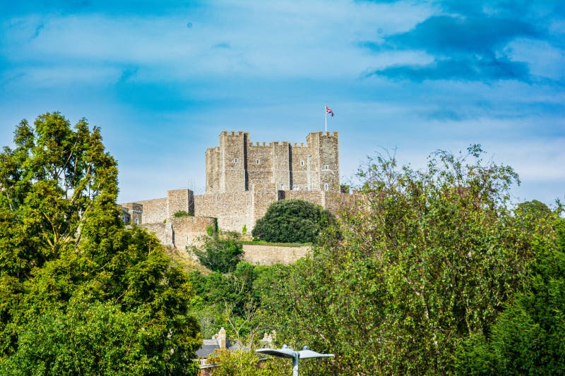 View of Dover Castle, Dover, Kent,England Stock Photo - Image of ...