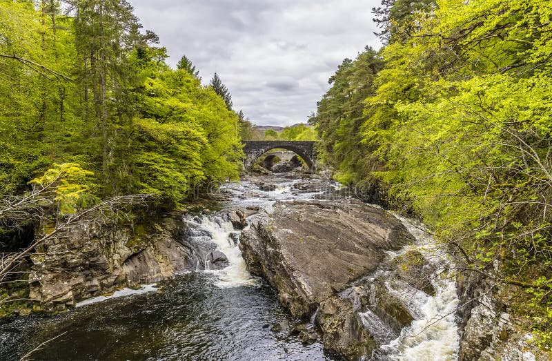 Invermoriston Bridges Scotland UK Scottish Tourist Destination Crosses ...