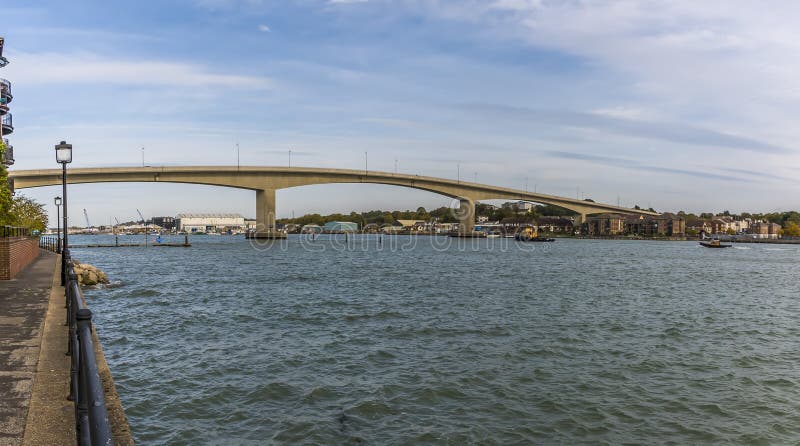 Itchen Bridge Southampton stock photo. Image of civic - 30223380