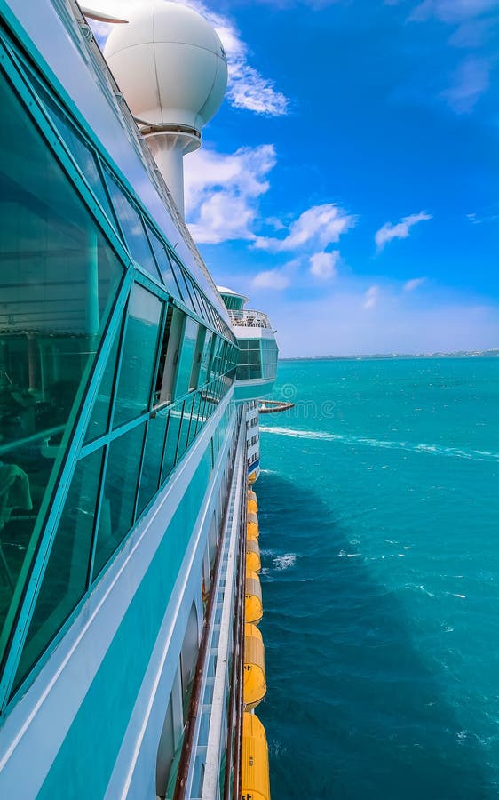 View Down Ships Side stock photo. Image of lifeboat - 122243598