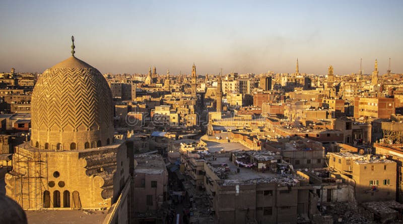 View of Downtown Cairo from Above in Egypt Stock Photo - Image of view ...