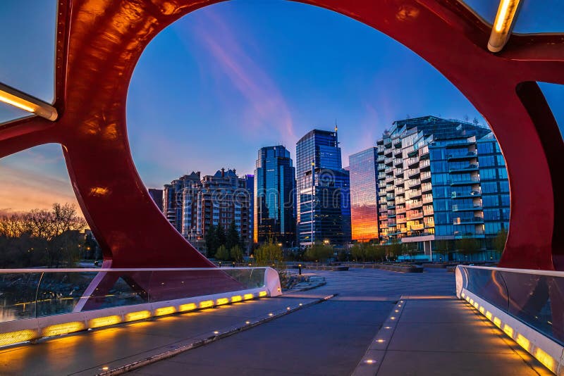 City Views from the Peace Bridge Editorial Photography - Image of ...