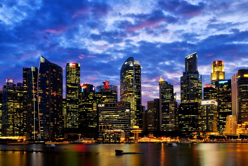 Downtown core editorial photo. Image of skyscrapers - 247542696