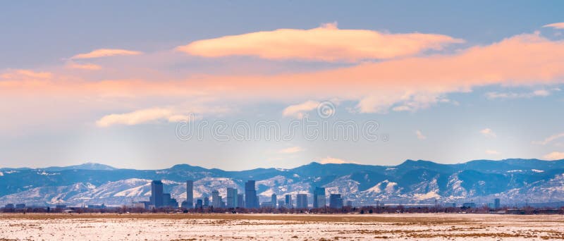 View of Downtown Denver stock photo. Image of rocky - 213396894