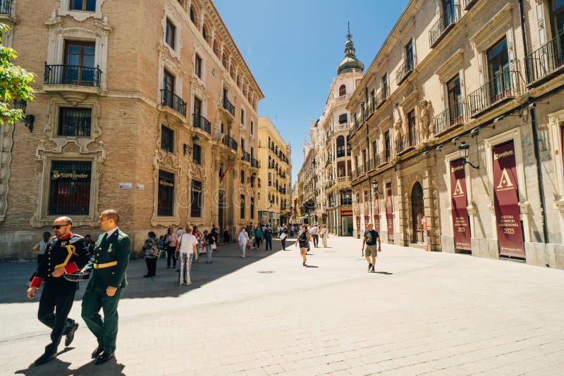 View of the Downtown in Murcia, Spain - Ma 2 2024 Editorial Image ...