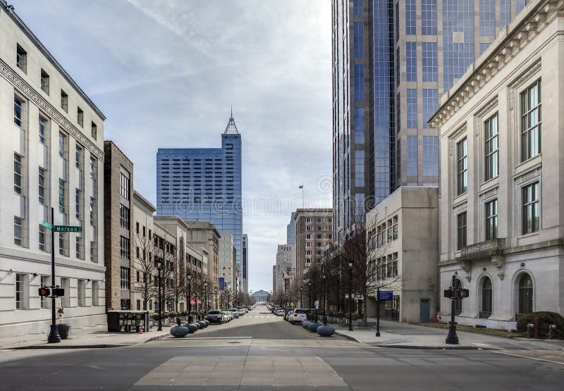 View of Downtown Raleigh, North Carolina Stock Image - Image of state ...