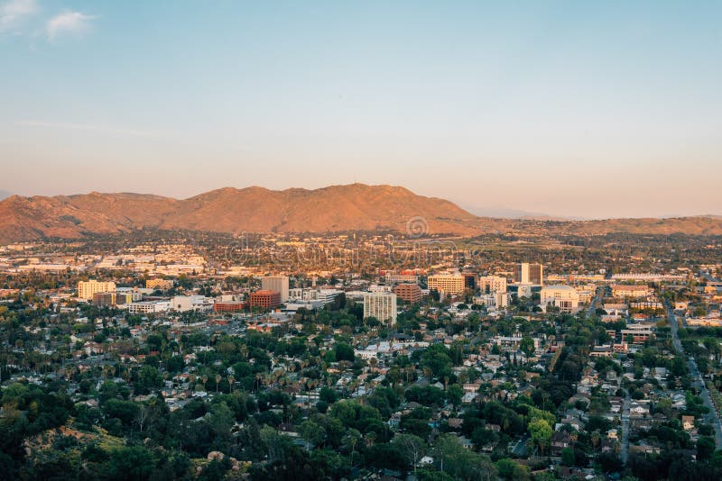 View of Downtown Riverside, from Mount Rubidoux in Riverside ...