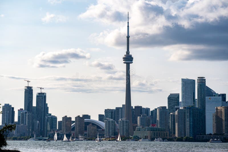 View of Downtown Toronto from the Toronto Islands. Editorial Image ...