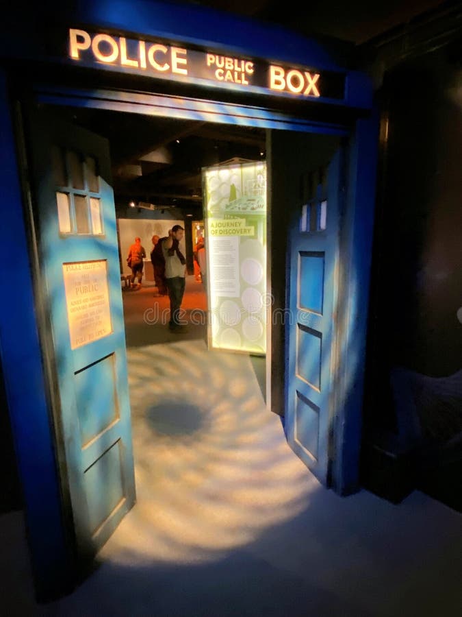A View of the Dr Who Exhibition Editorial Image - Image of tardis ...